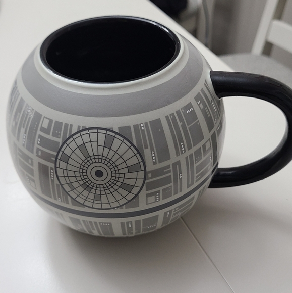Disney | Other | Disney Gray And Black Death Star Mug | Poshmark